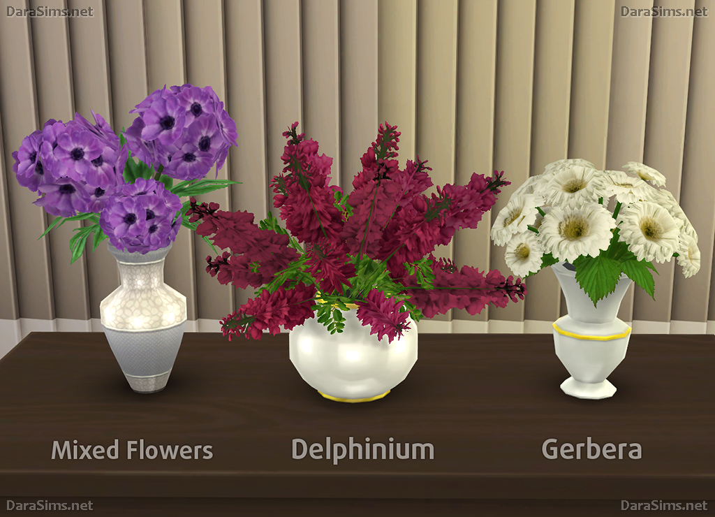 Flower Set 2 for The Sims 4 DaraSims