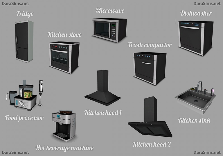 Kitchen Set (for The Sims 3) | DaraSims.net