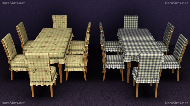Dining Set with cloth (The Sims 3) | DaraSims.net