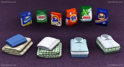 Laundry Decor Set (The Sims 3) | DaraSims.net