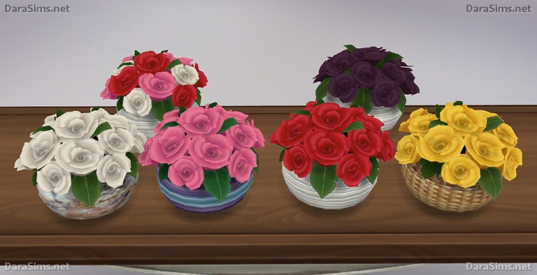 Flower Set (for The Sims 4) | DaraSims.net
